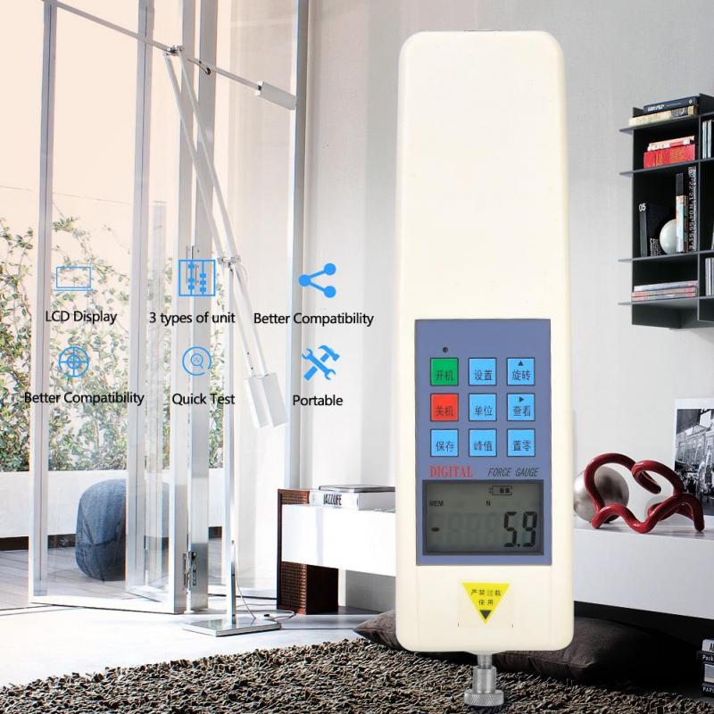 Buy SH-500 Portable Push and Pull Tester Meter Digital Force Gauge 500N ...