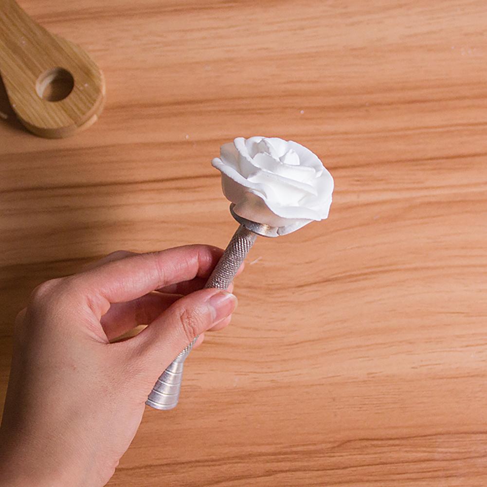 Buy 1Pc Sticks Cone Holder Cake Piping Rod Icing Cream Flower Roses ...