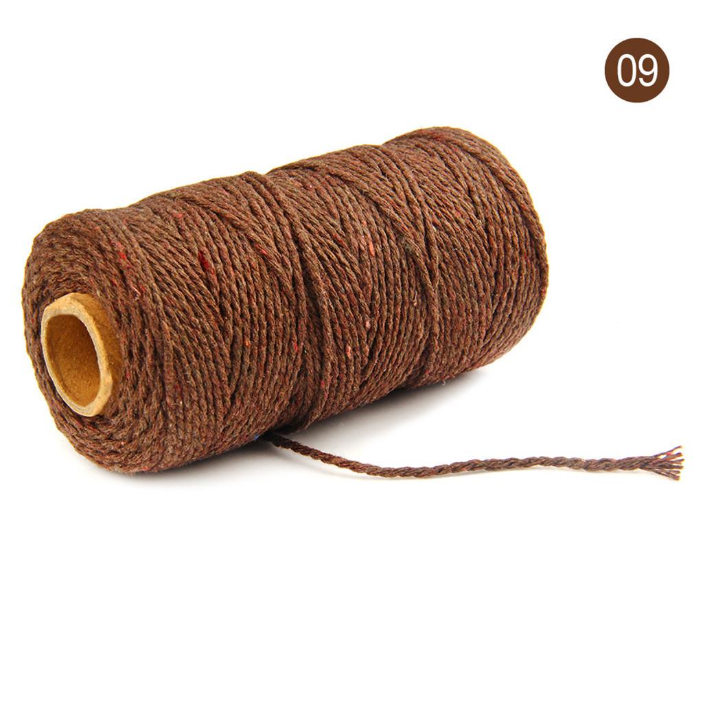 Buy 2mm Cotton Rope Twisted Cord Crafts Artisan Riband About 100m ...