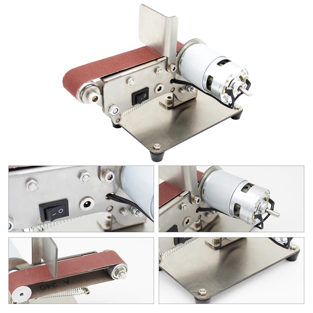 Buy Folding Belt Sander Belt Sand Belt Grinding Machine Mini Electric ...