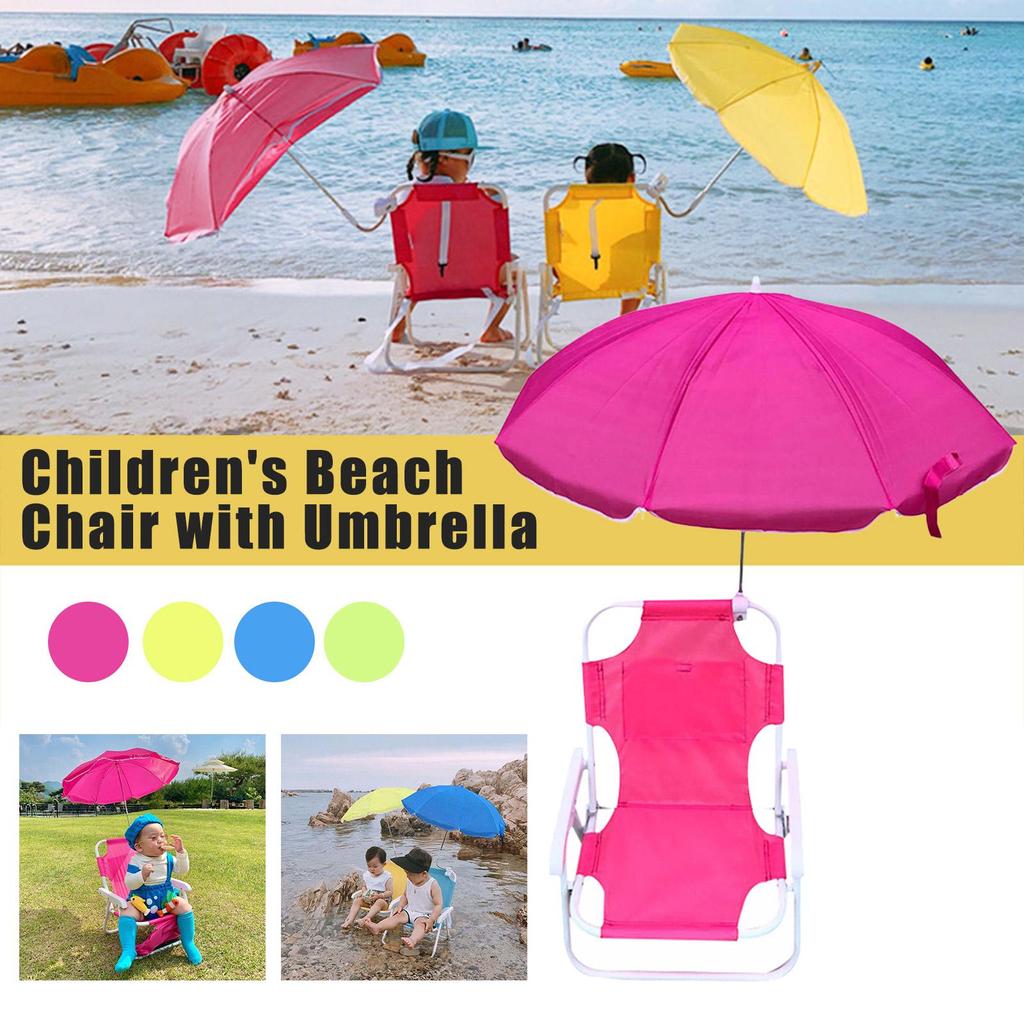 Buy Kids Beach Chairs Umbrellas Outdoor Beach Folding Multifunctional ...