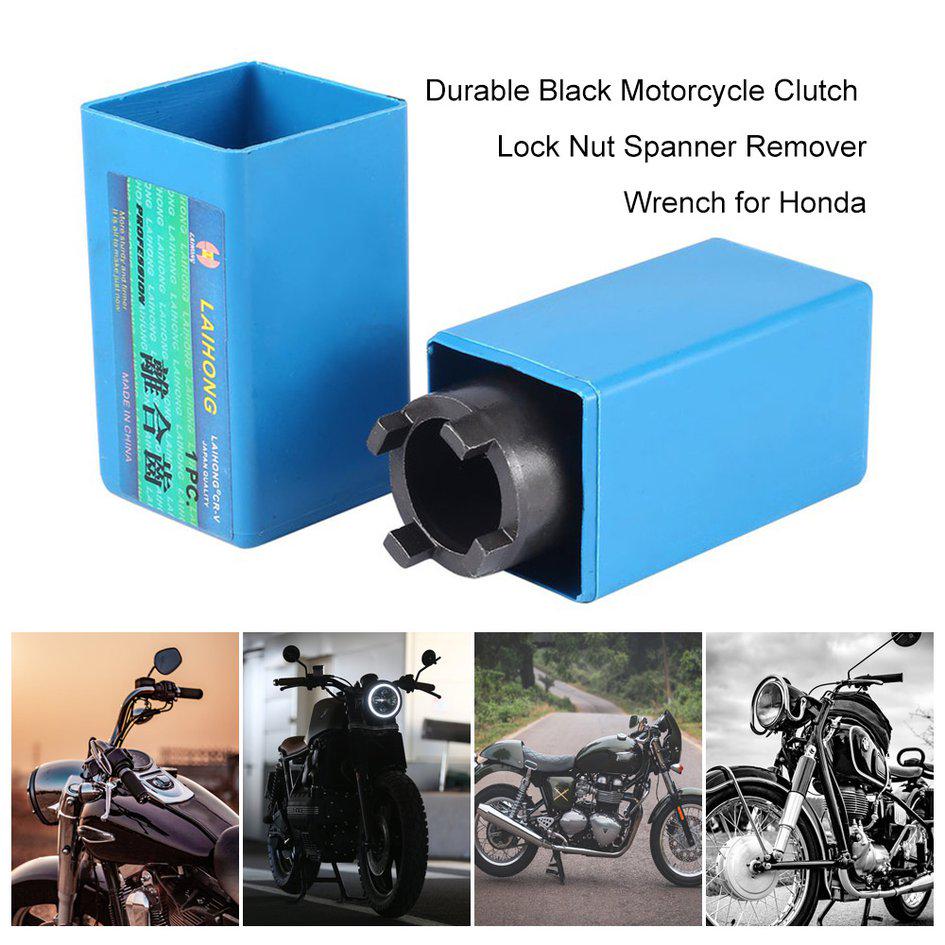 Durable Black Motorcycle Clutch Lock Nut Spanner Remover Wrench for ...