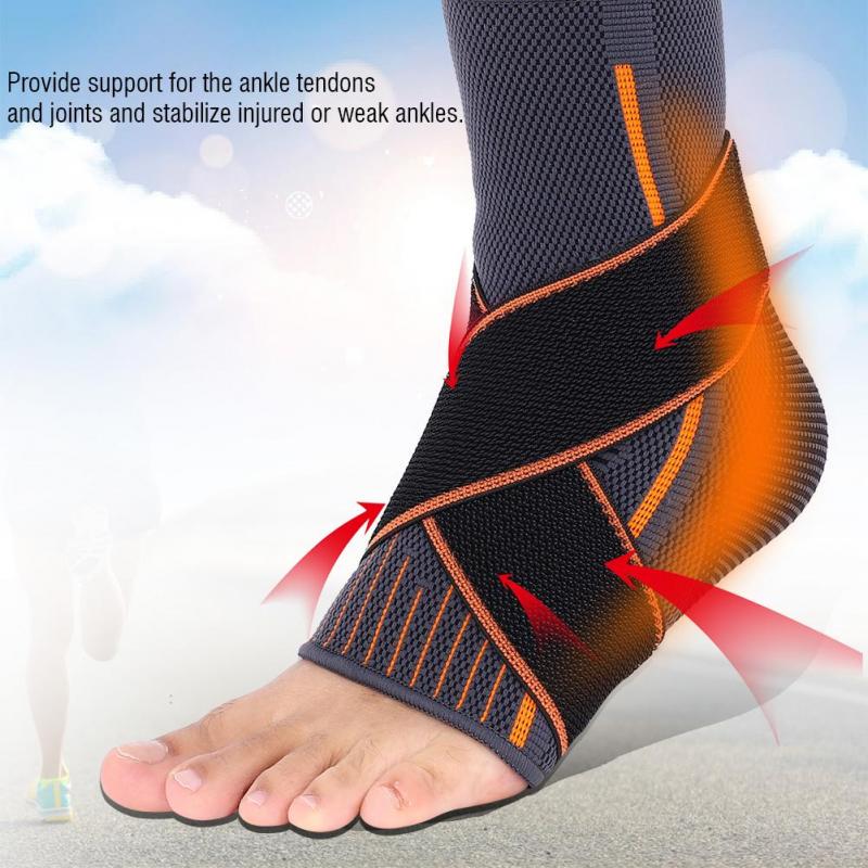 Ankle Support Brace Compression Breathable Foot Elastic Guard Strap-buy ...