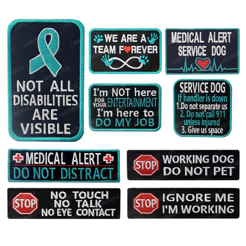 Buy Service Dog DO NOT Pet Patch Embroidered Medical Alert Service Dog ...