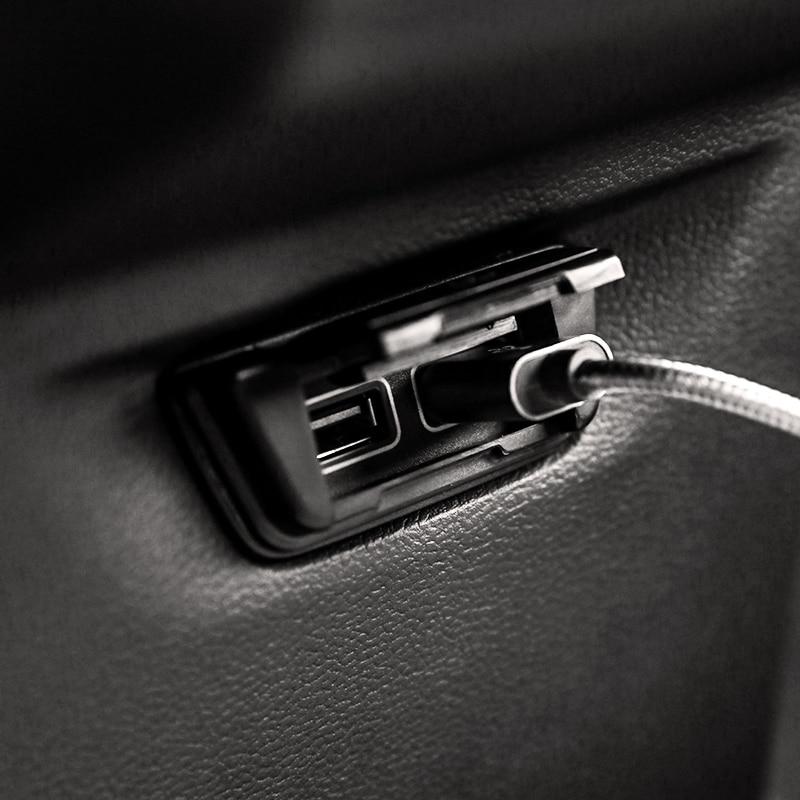 Buy Car Rear Console Center USB Charging Port Dust Protector Cover ...