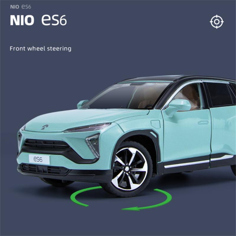 1:24 NIO ES6 Alloy New Energy Car Model Diecasts Simulation Collection ...
