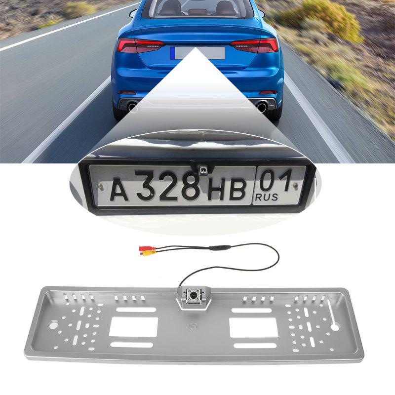 Buy Car Rear Camera License Plate Frame HD Night Vision Rear View ...