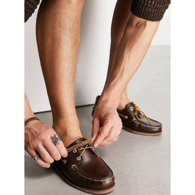 Timberland Классические туфли-лодочки с двумя люверсами из темно ...
