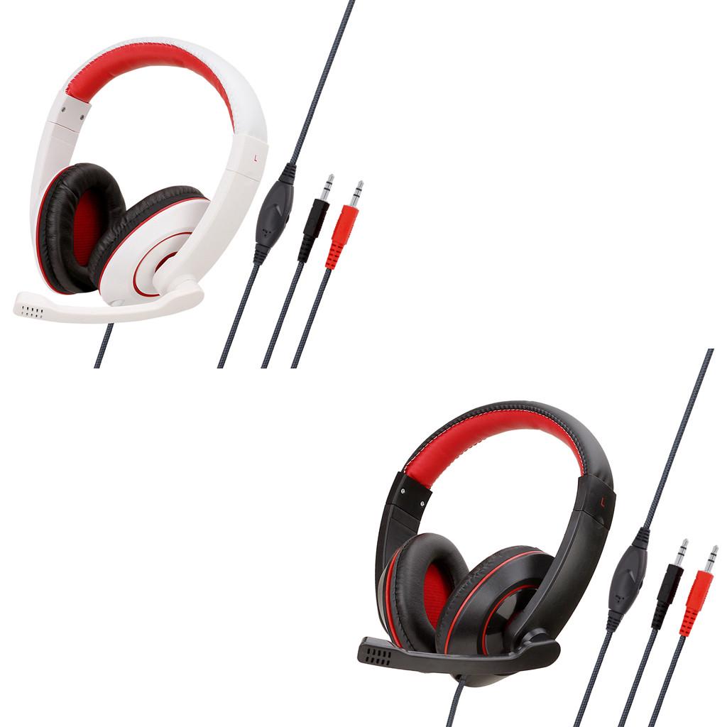 Gaming Headset USB Wired LED 3.5mm Headphones With Mic for PC Laptop ...