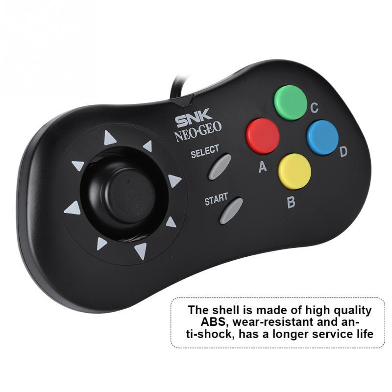 Buy Mini Wired Gamepad Game Console Controller for SNK NEOGEO Game ...