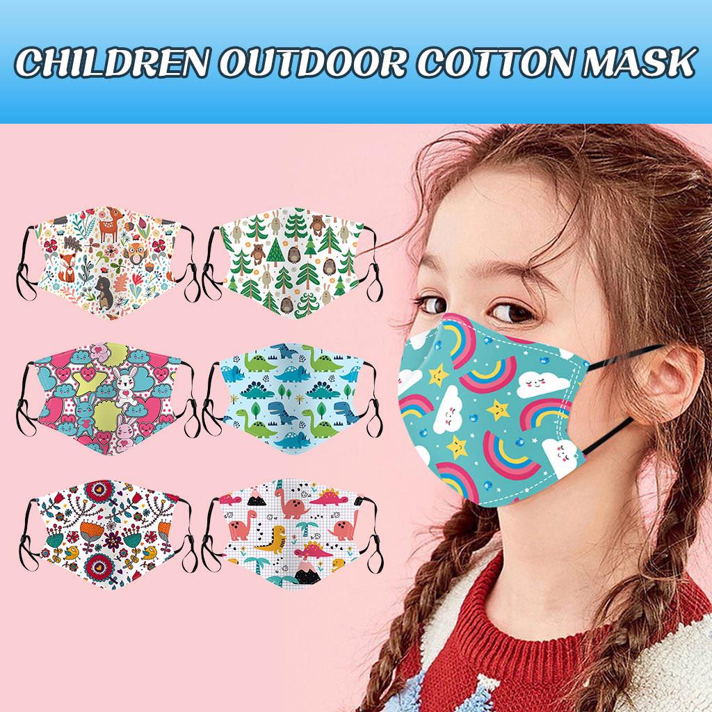 Buy Aominuo 1PC Kids Children Outdoor Cotton Mouth Masks Dustproof Face ...