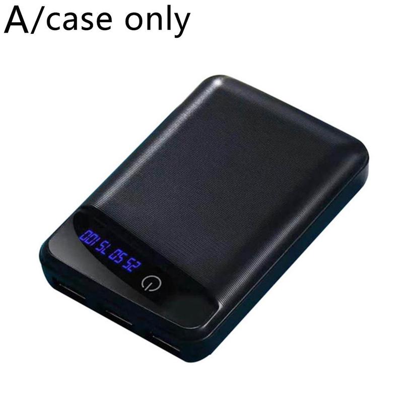 Battery Charger Cover Power Bank Case DIY Box 3 USB Ports 10000mAh ...