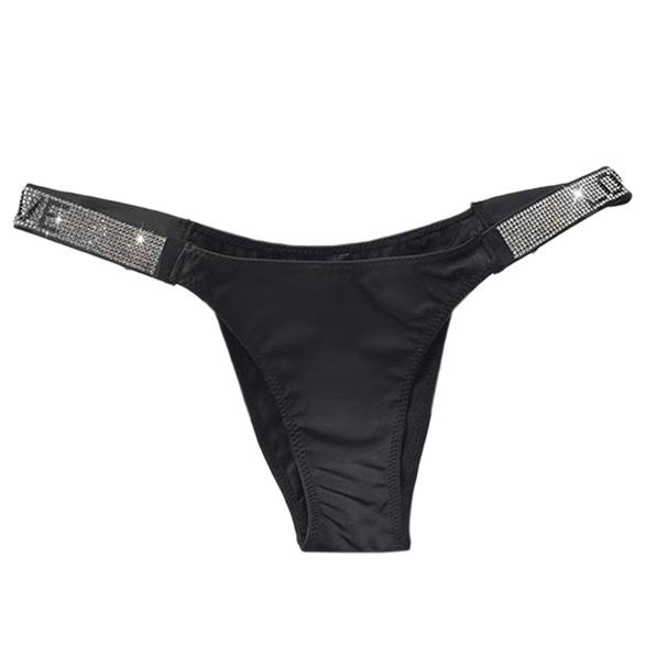 Buy Women Sexy G-String Thong Rhinestones Ladies Lingerie Underwear ...