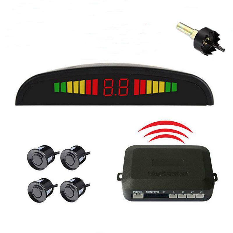 Buy To Wireless LED Car Parking Radar Monitor Detector System Reversing ...