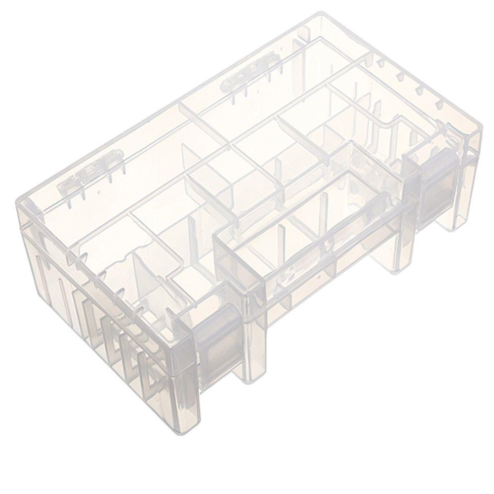 Plastic Racks Organizer AA AAA Container Battery Box Case Holder ...