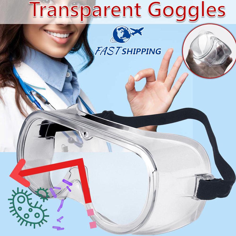 Buy 10pcs Protective Safety Glasses Work Anti Dust Eye Anti-Fog Saliva ...