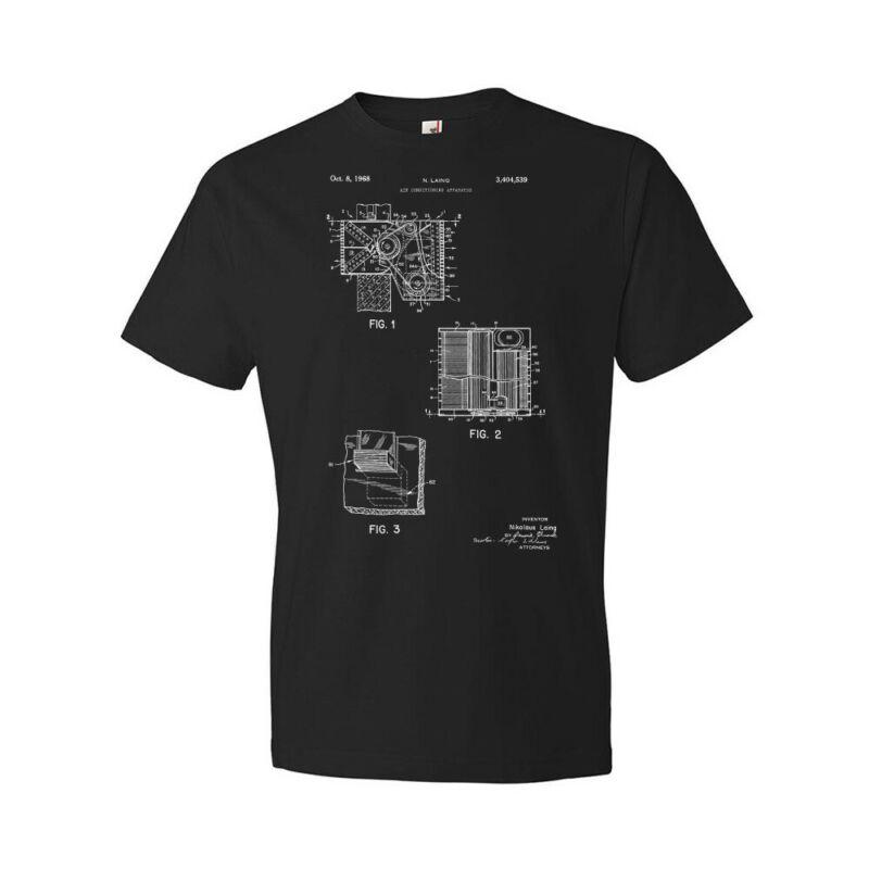 Air Conditioner Shirt Hvac Technician Contractor Gift Office Black Cool ...