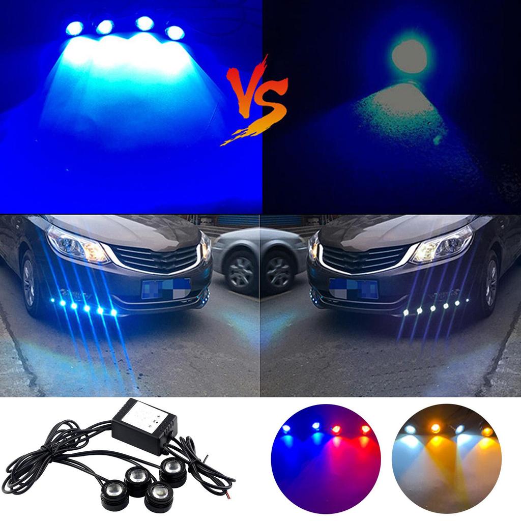 Satın alın Car 4In1 LED Eagle Eye Emergency Warning Strobe Light ...