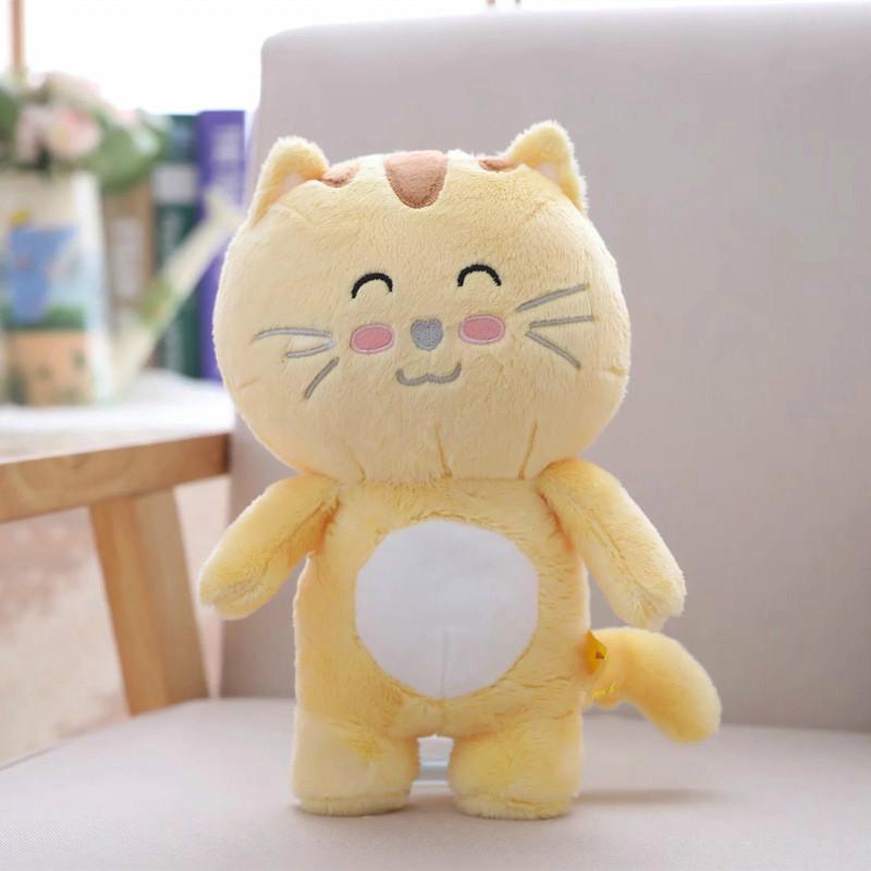 Buy Yellow Cat Q Version Animal Plush Doll Cute Animal Plush Toy Gift ...