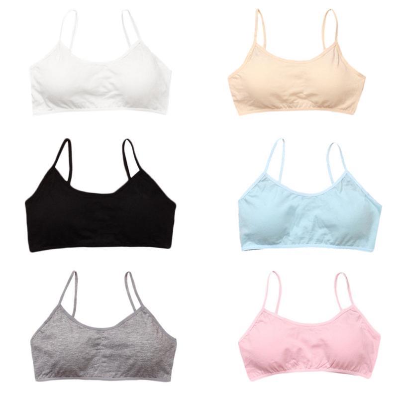 Buy Young Teenagers Girl Student Vest Underwear Narrow Shoulder Strap ...