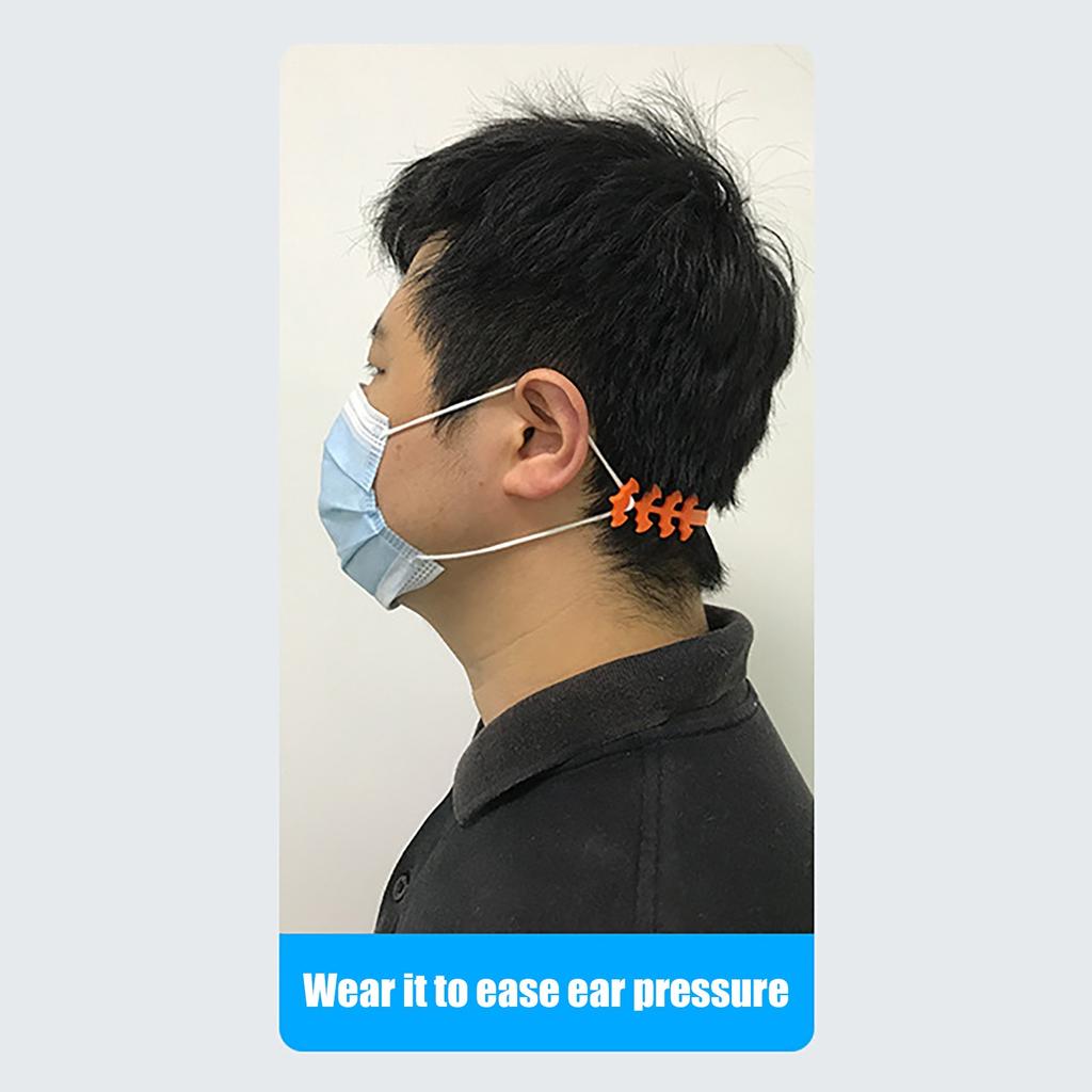 Buy [MJ] Silicone Face Mask Strap Extenders Face Mask Holders One Size ...