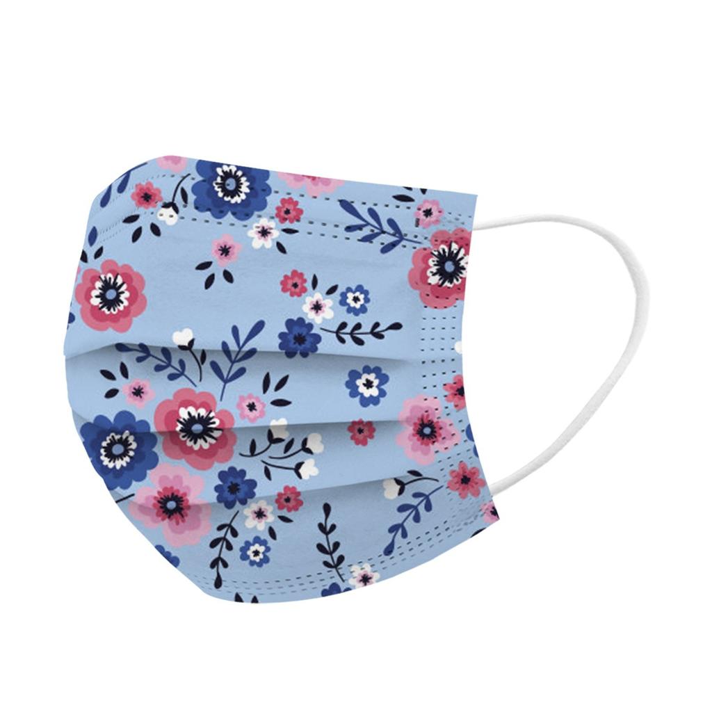 Cheap Disposable Face Masks For Adult, Classical Flower Printed Design ...
