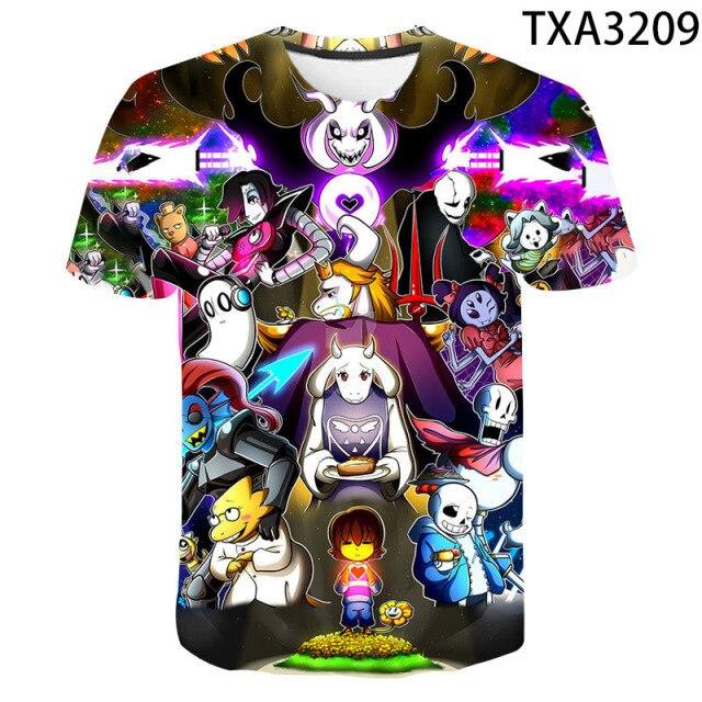 Buy Undertale 3d T Shirt Men Women Children Summer Fashion Boy Girl ...