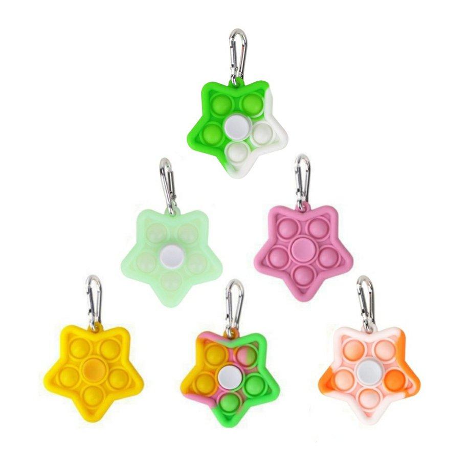 Buy Creative Keychain Rotating Finger Cartoon Bubble Fun Fingertip ...