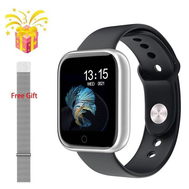 Buy T80 Women Smart Watch Men IP68 Sports Activity Fitness Tracker ...