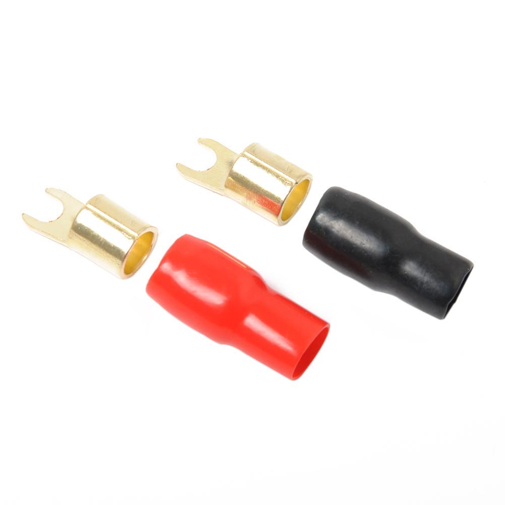 Buy 4GA Brass Car Audio Power Ground Wire Fork Terminals at affordable ...