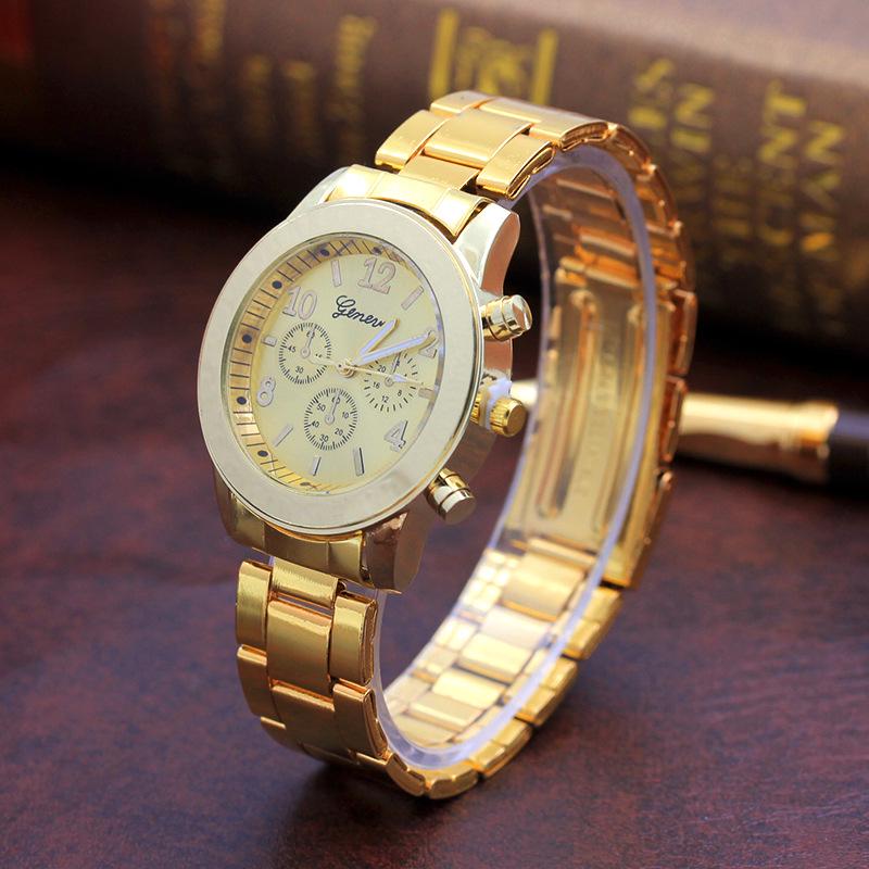 Buy Fashion New Geneva Ladies Women Girl Unisex Stainless Steel Quartz ...