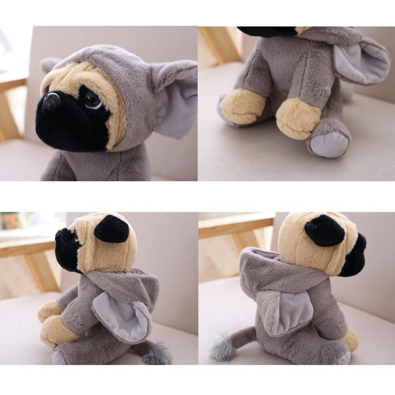 Buy Fashion Cute Pug toy cute animal soft stuffed doll dog cosplay ...