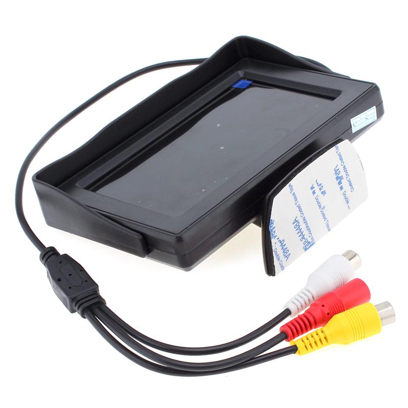 Buy 4.3 Inch HD 480 x 234 Resolution 2-Channel Video Input TFT-LCD Car ...
