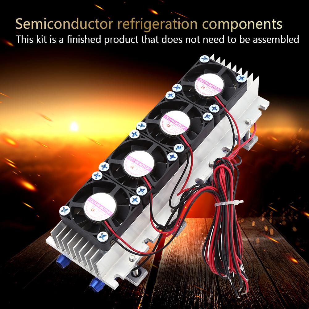 Buy 12V 4-Chip TEC1-12706 DIY Thermoelectric Cooler Refrigeration Air ...