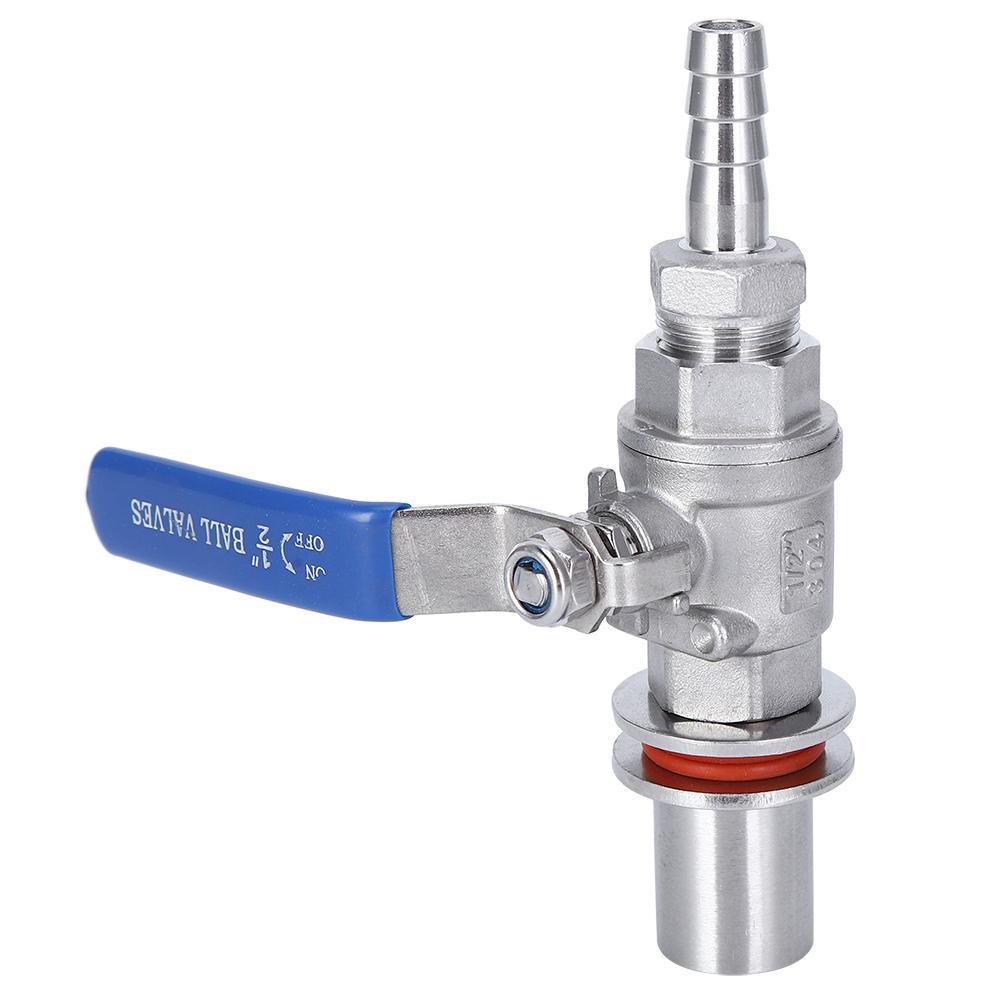Buy 304 Stainless Steel Female Thread 1/2in Beer Kettle Ball Valve Home ...