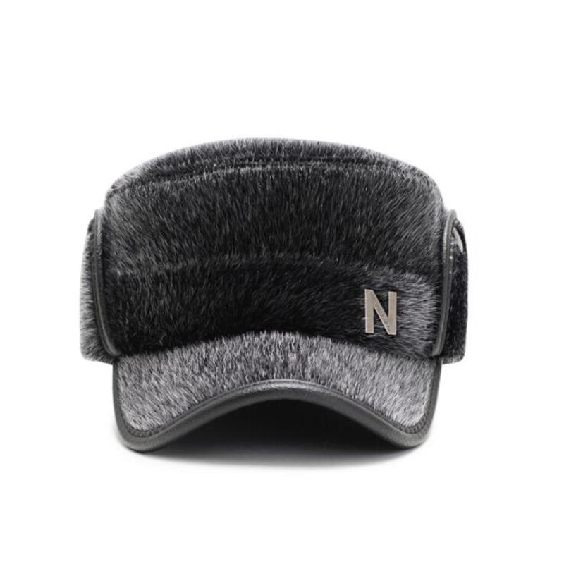 Buy AA Baseball Cap Men Winter Flat Hat Black Blank Luxury Brand Cap ...