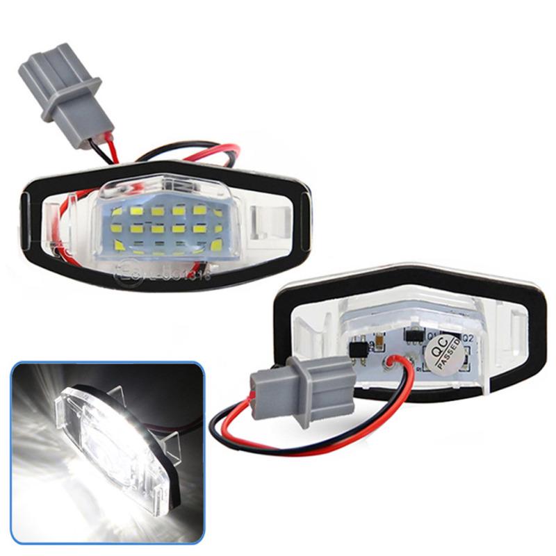 Buy 2pcs/set LED Number License Plate Lights for Honda Accord Civic ...