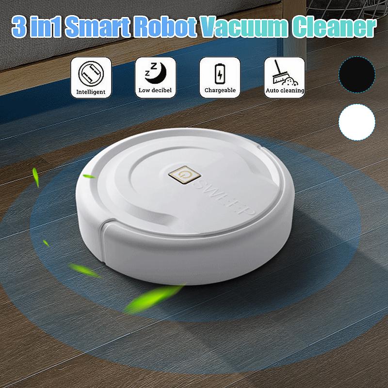 Buy 3 In1 Self Navigated Smart Robot Vacuum Cleaner Automatic Sweeper ...