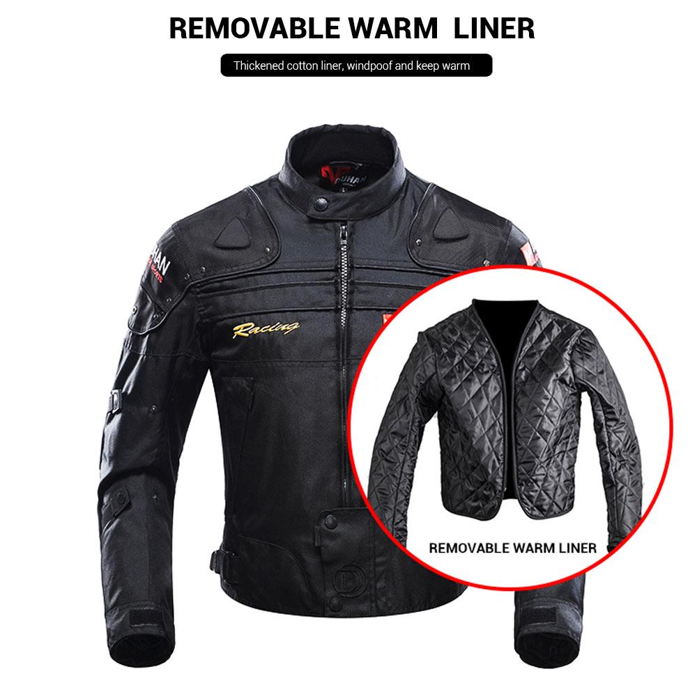 Buy DUHAN Motorcycle Jacket Protective Gear Moto Men Motocross Off-Road ...