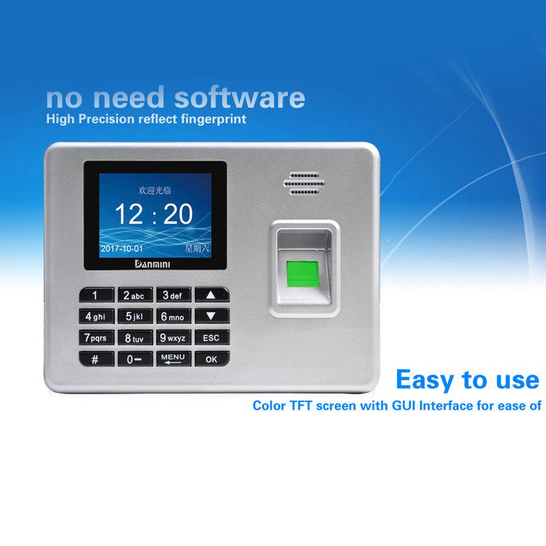 Buy DANMINI A3 Free-software Fingerprint Recorder Employee Time ...
