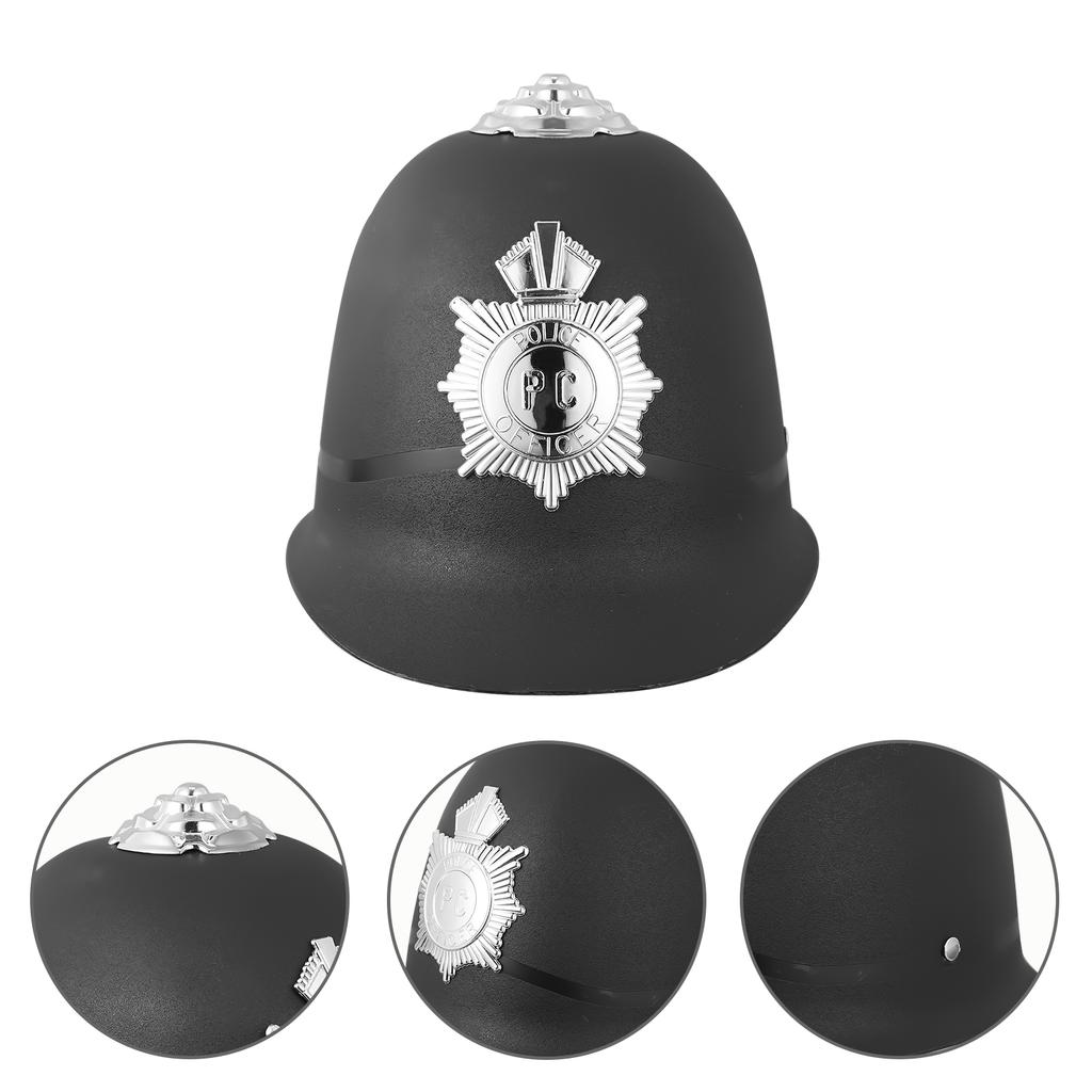Buy Laleozero1pc Police Cap Plastic Officer Halloween Decoration Police ...