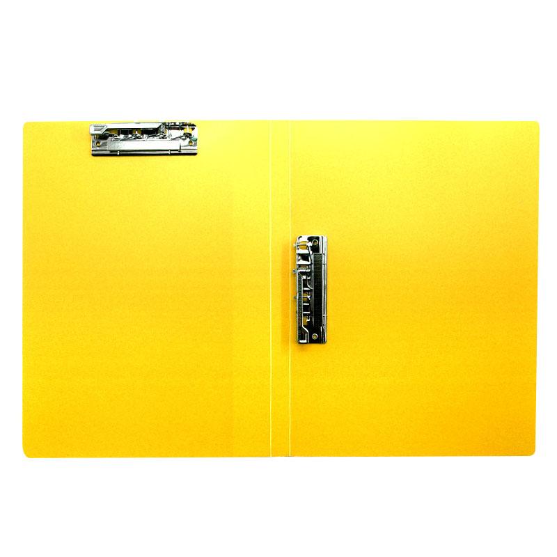 Buy Folding Plastic Folder Double Clip Folder File Clipboard Learning ...