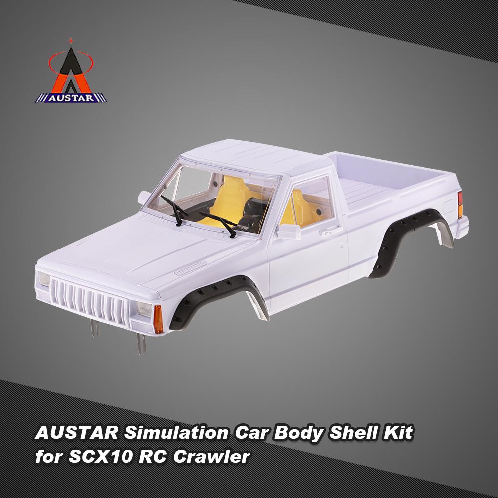 Buy 313mm Wheelbase Hard Plastic Pickup Truck Car Body Shell Kit for ...