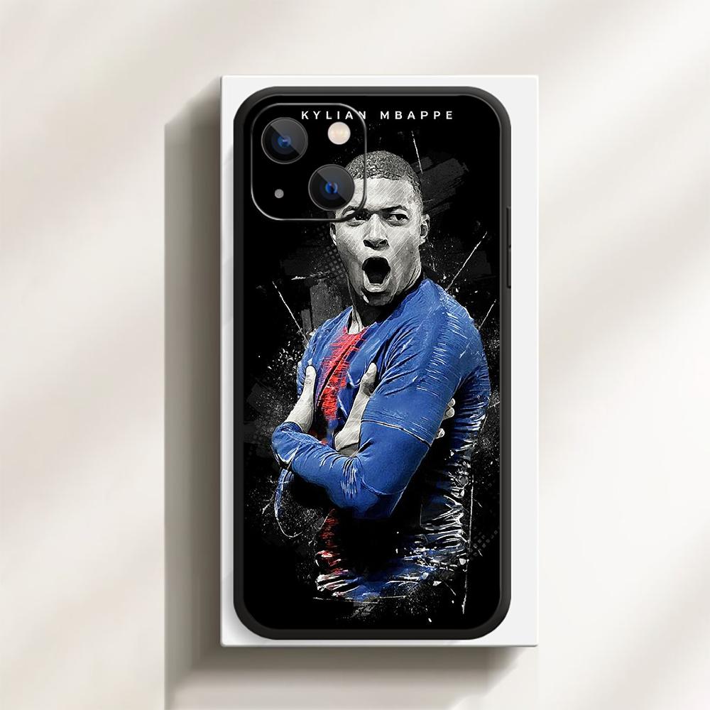 Buy Kylian Mbappe Football Soccer Soft Phone Case Cover For IPhone ...