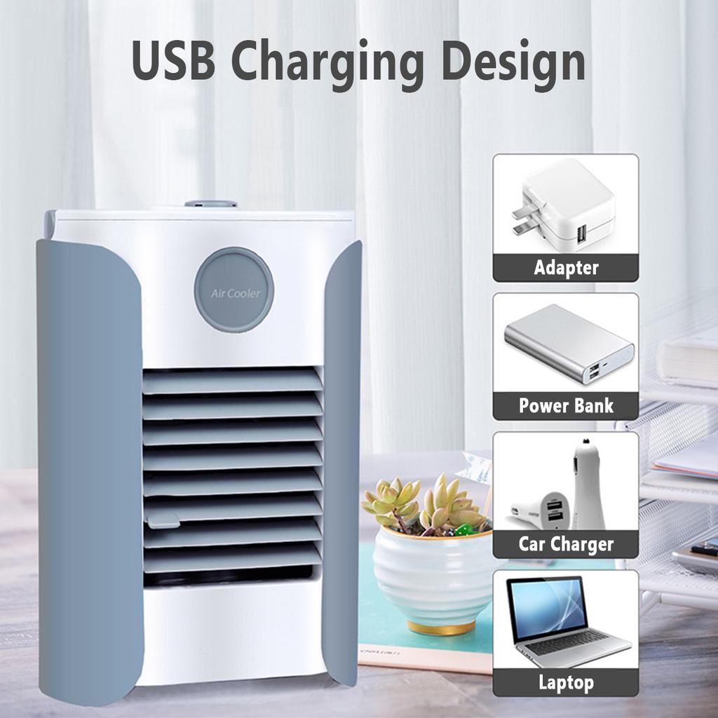 Buy 5 In 1 Air Conditioner With Bluetooth Music Speaker AUX Radio LED ...