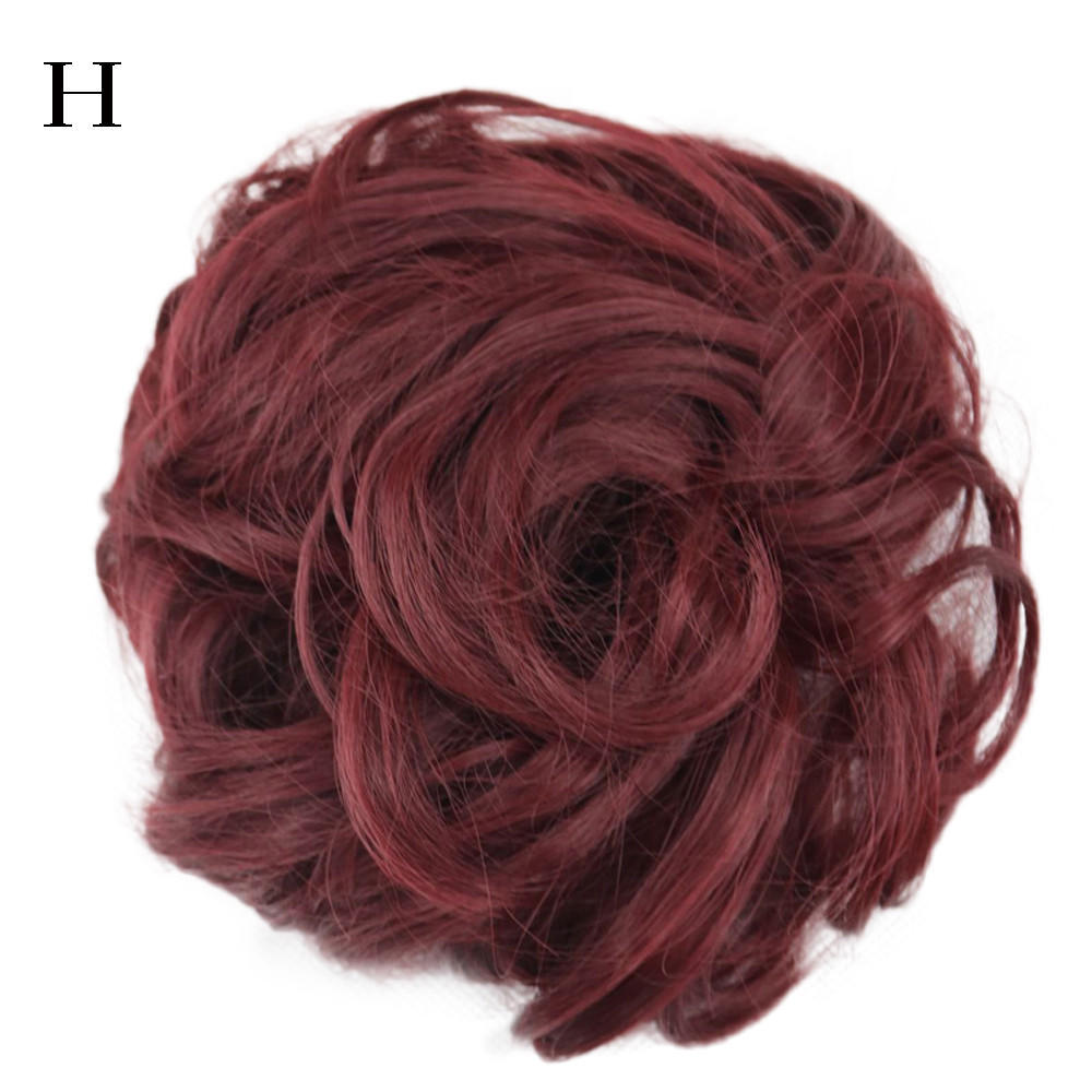 Ldada Women's Curly Messy Bun Hair Twirl Piece Scrunchie Wigs ...