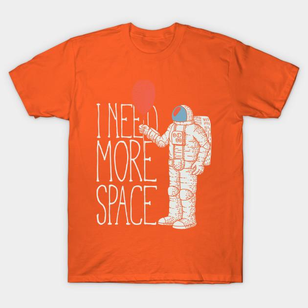 Buy Men Premium Cotton Harajuku T Shirt I Need More Space Print Men's ...