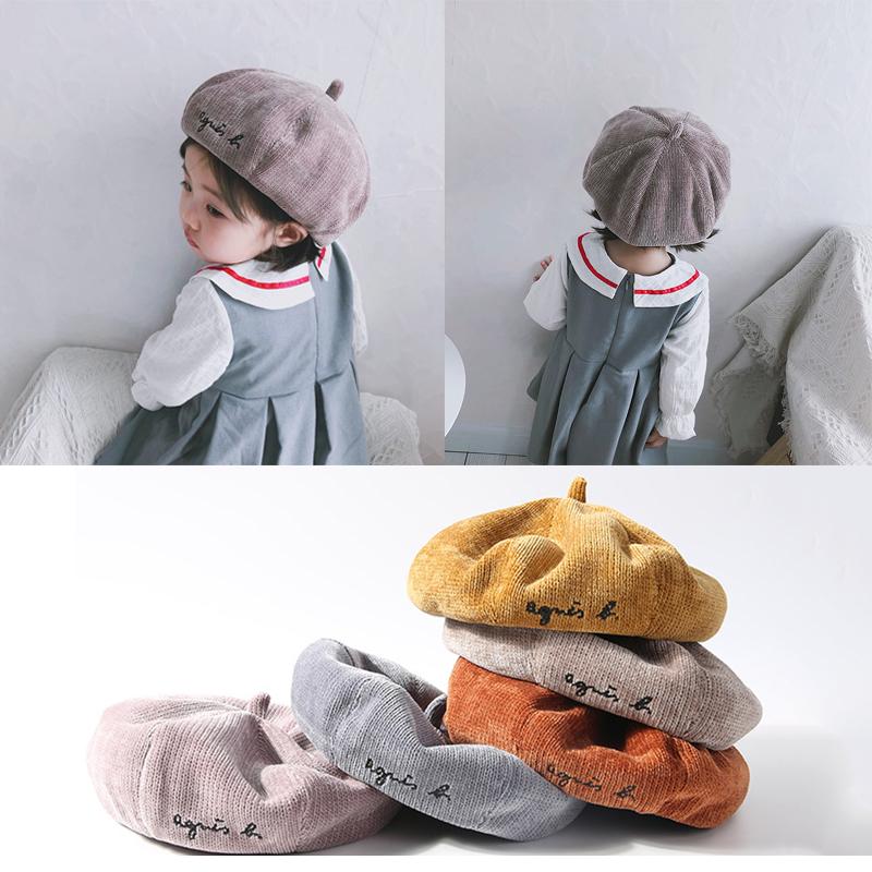 Buy Cute Baby Hat Vintage Autumn Winter Baby Beanies Cap Kids ...