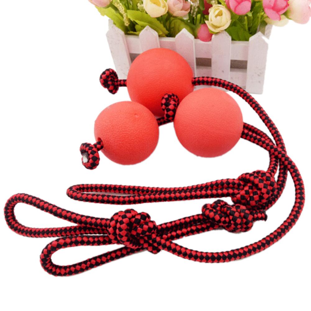 Buy Solid Rubber Ball Pets Dog Training Chew Play Fetch Bite Toy With ...