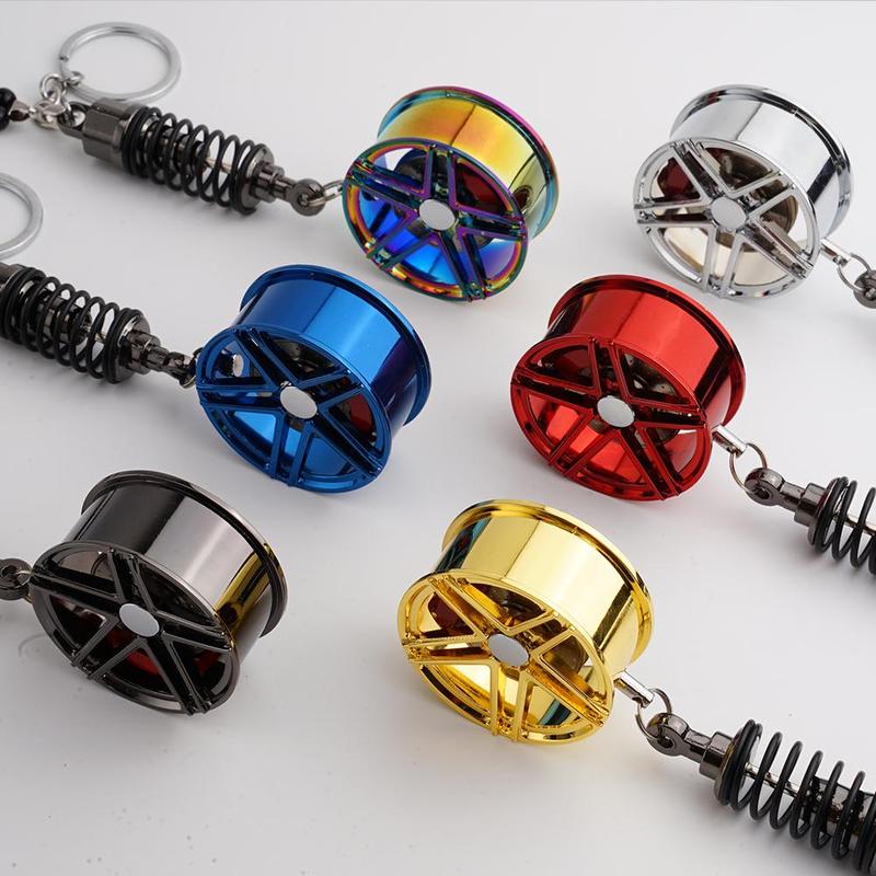 Buy Car Styling Rearview Mirror Pendants Ornaments Aluminum Alloy Wheel ...